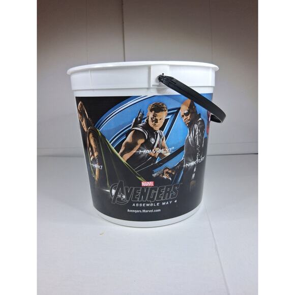 Other | 212 Marvel Avengers Assemble Movie Theater Promo Popcorn Bucket ...
